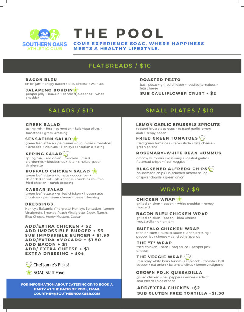 Southern Oaks Pool in Baton Rouge, LA | Southern Oaks Athletic Club