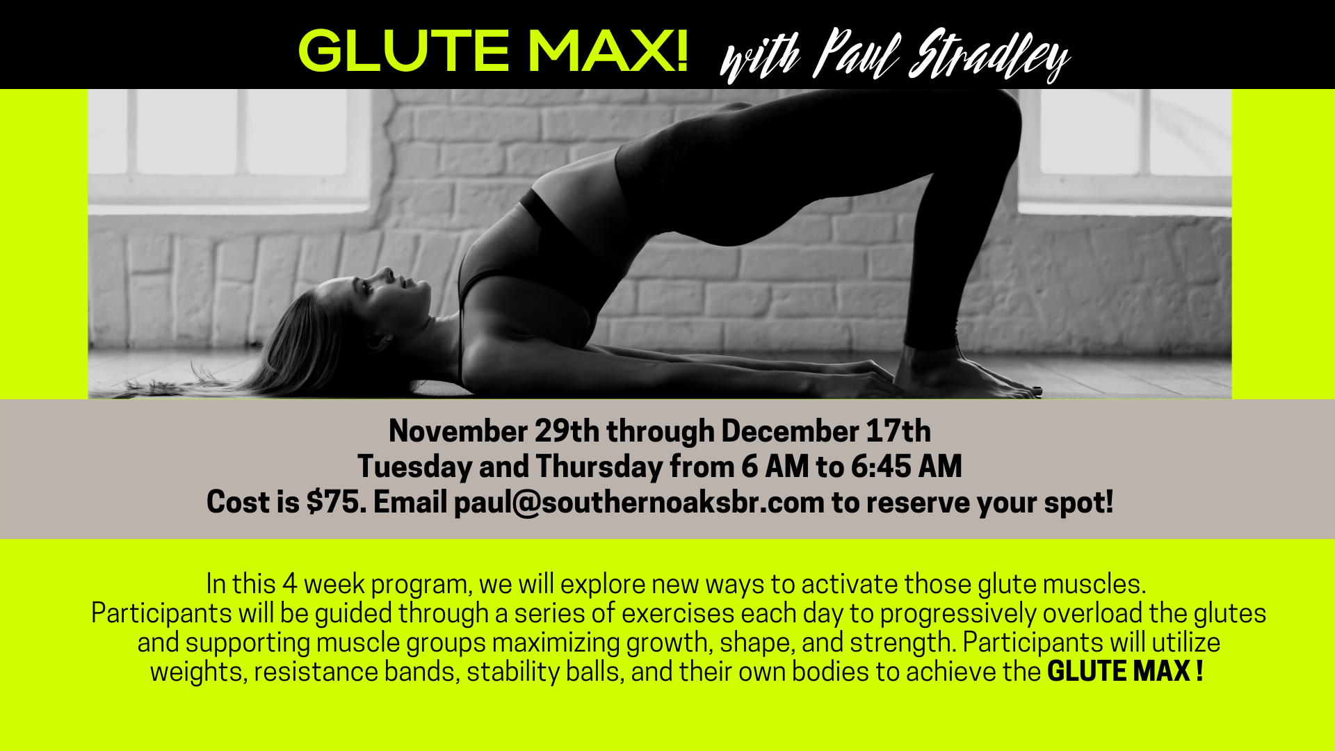 Slide Glute Max | SOAC