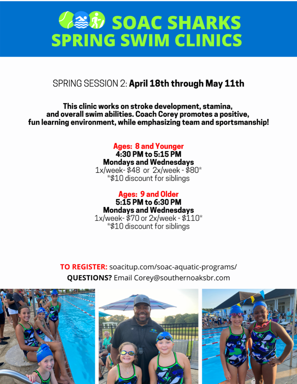 SOAC YOUTH AQUATIC PROGRAMMING | SOAC