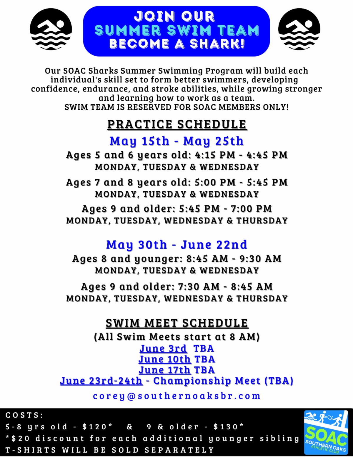 SOAC YOUTH AQUATIC PROGRAMMING | SOAC